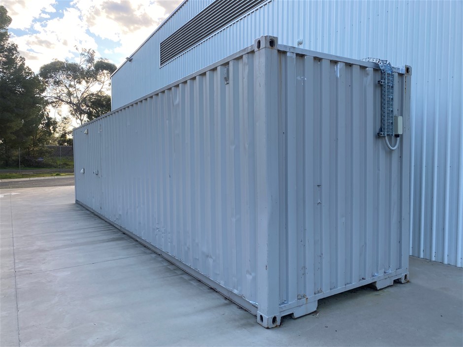 2002 Associated Industries 40 ft Hi Cube Shipping Container Auction ...