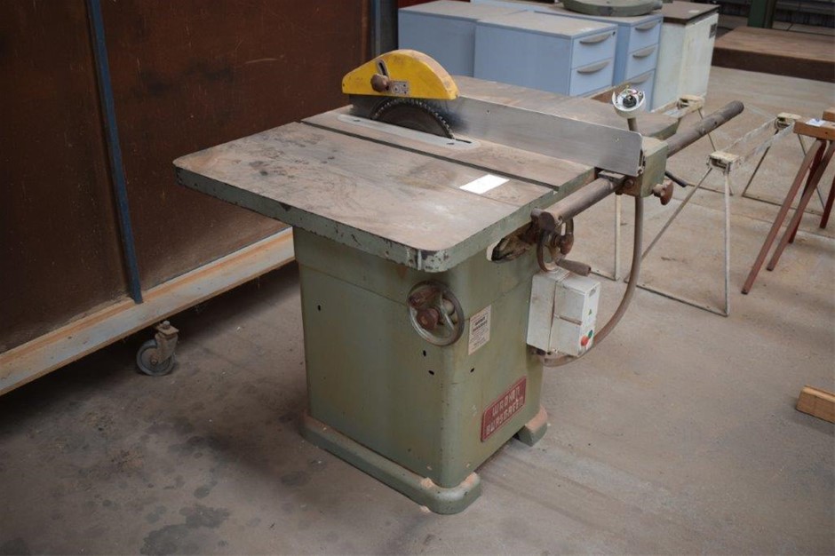 Wadkin Bursgreen 3 Phase Mitre Rip Saw Bench Auction (0004-9053185 ...