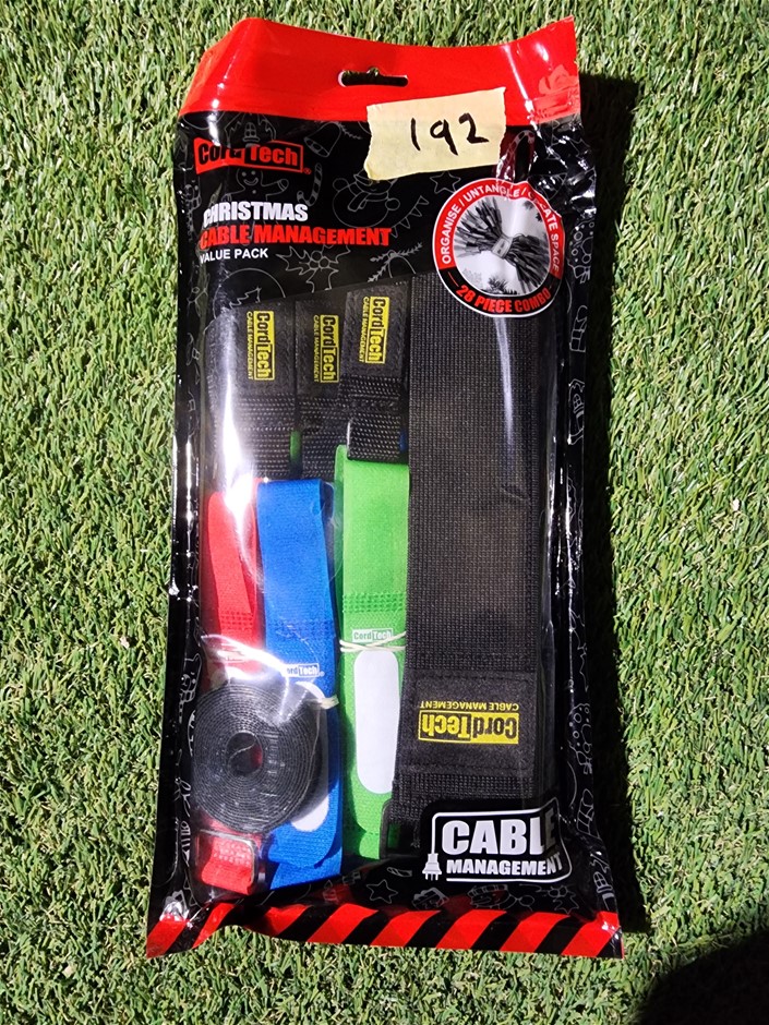 Cord Tech Cable Management Pack Auction (0192-5057621) | Grays Australia