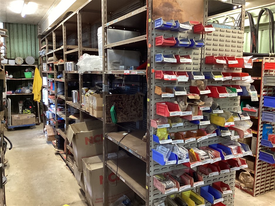 Rack Qty Workshop Consumables Auction (0649-7053320) | Grays Australia