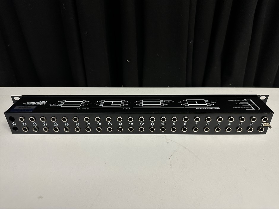 2x 24 CH Neutrik patch bay NYS-SPP-L1 Auction (0024-5057664) | Grays ...