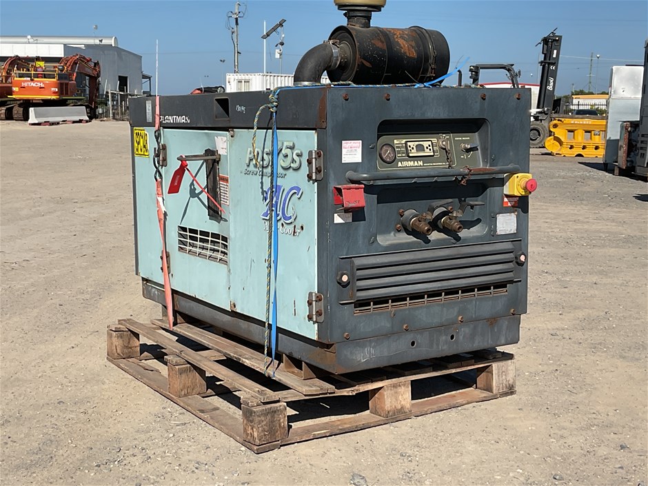 Airman PDS-75S Air Compressor Auction (0001-7053457) | Grays Australia