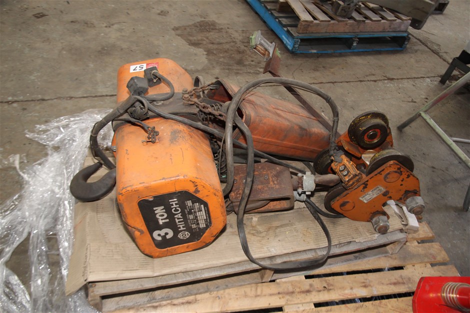 Pacific Hoists 3H Electric Gantry Chain Hoist Auction (0057-5057683 ...