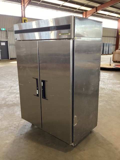Skope Industries 2 Door Stainless Steel Vertical Freezer Auction (0011 ...