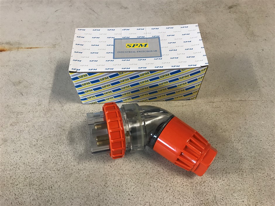 1x Carton of SPM Angled 415V Plugs Auction (0627-3030174) | Grays Australia