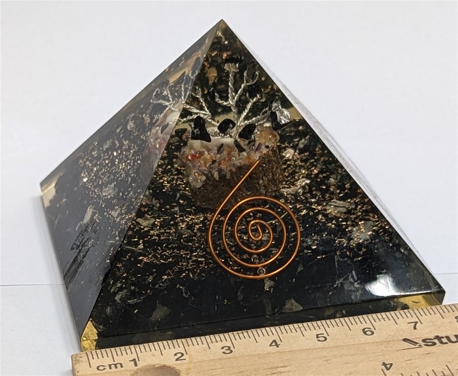 ORGONITE Crystal healing Pyramid Auction (0032-2560835) | Grays Australia