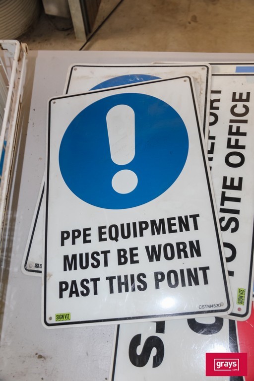Quantity of Safety Signage Auction (0044-5057780) | Grays Australia