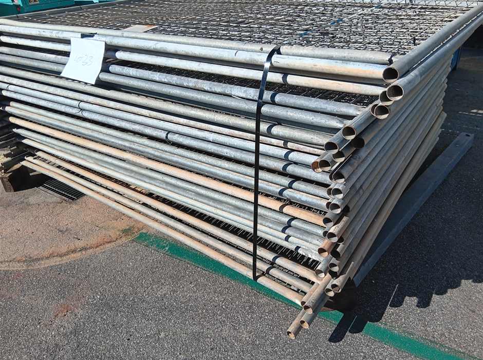 Package of Portable Fencing Panels & Feet (Wangara) Auction (0096 ...