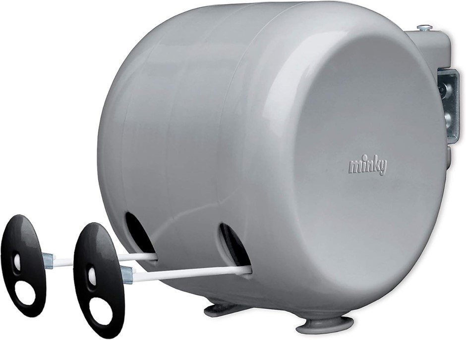 MINKY Double Retractable 30m Clothes Line, Grey. Auction (0031-5058235 ...
