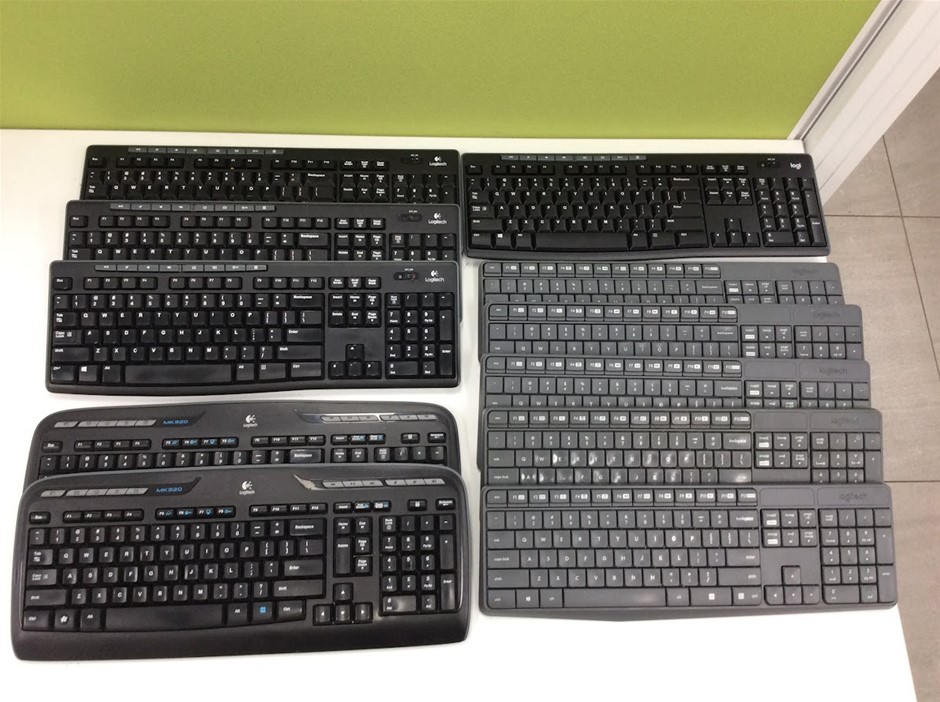 11*Logitech Wireless Keyboard Black Auction (0012-2560923) | Grays ...