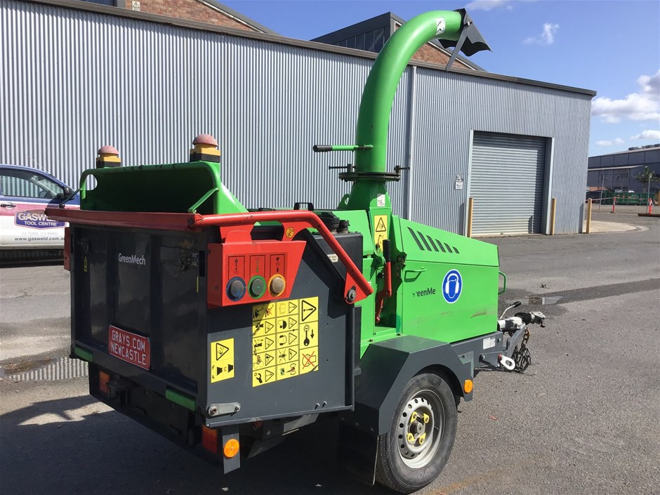 GREEN MECH 220mm Diesel Chipper Mulcher Auction (0027-5057816) | Grays ...