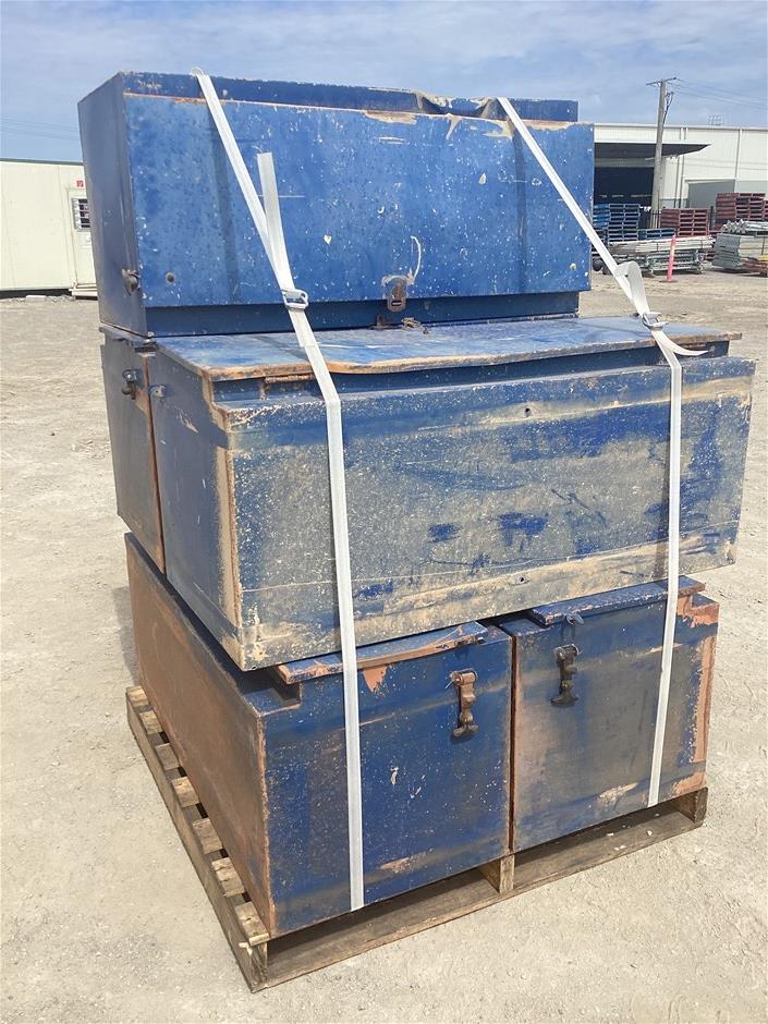 5 x Metal Chests Auction (0004-7053988) | Grays Australia