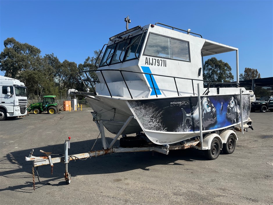 5.5M POWER CAT Marine Catamaran Auction (0001-10082096) | Grays Australia