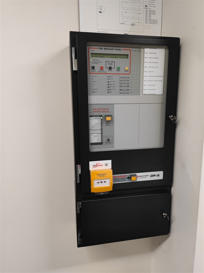 Fire Control Panel & Gas Suppression System Auction (0002-7053995 ...
