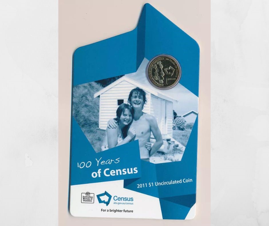 Australia: 2011 $1 100 Years of Census UNC in card of issue Auction ...