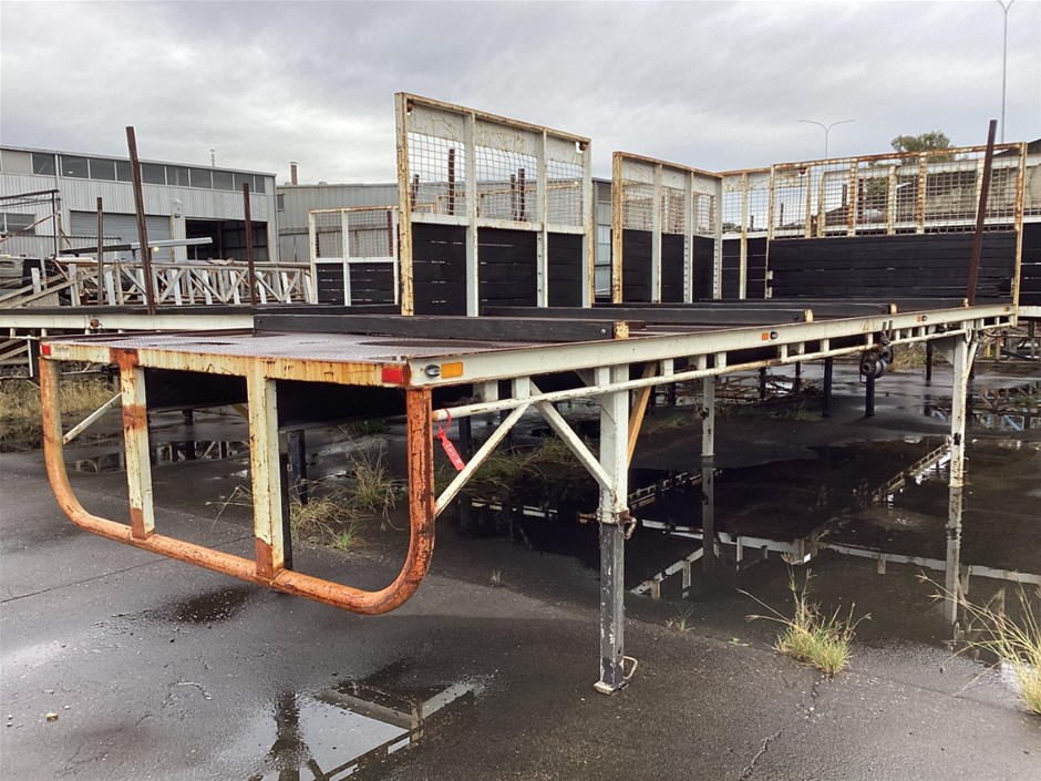 Demountable Reverse Under Flat Top Truck Tray Auction (0026-7053985 ...