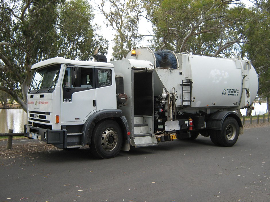 Garbage Truck, Iveco Acco 2350G Auction (0002-3004436) | Grays Australia