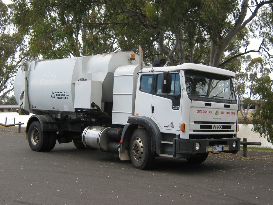 Garbage Truck, Iveco Acco 2350G Auction (0002-3004436) | Grays Australia