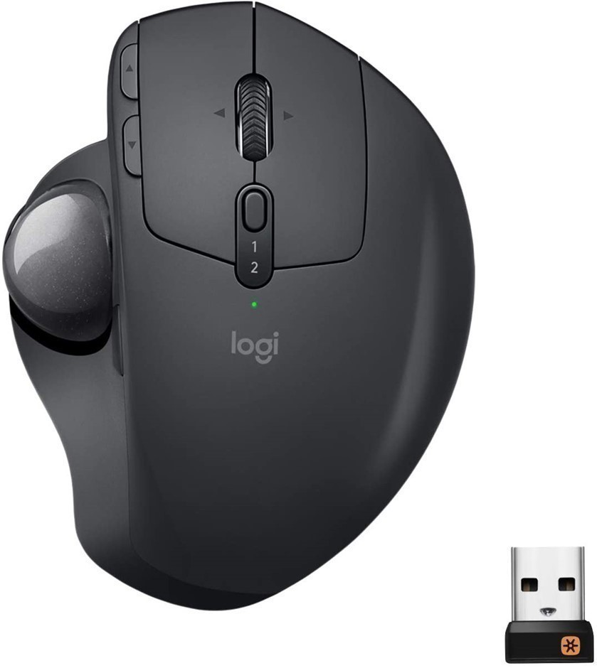 LOGITECH MX Ergo Plus Mouse with Advanced Tracking, Wireless/Bluetooth ...