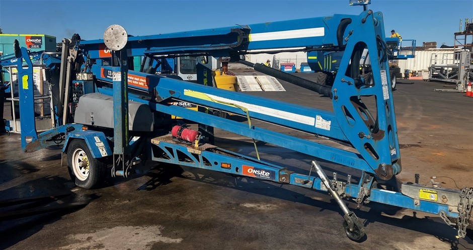 2014 Genie TZ50 Trailer Mounted Boom - 50ft (15.0m) - Electric (Bunbury ...