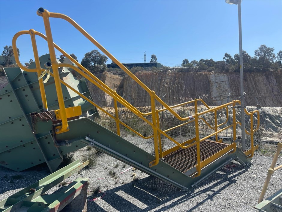Stairs with 2 Step Platform Auction (0009-3030640) | Grays Australia