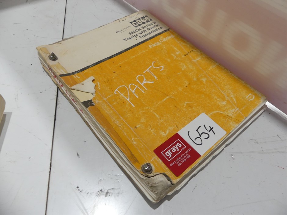 Case Parts Book Auction (0654-5058003) | Grays Australia