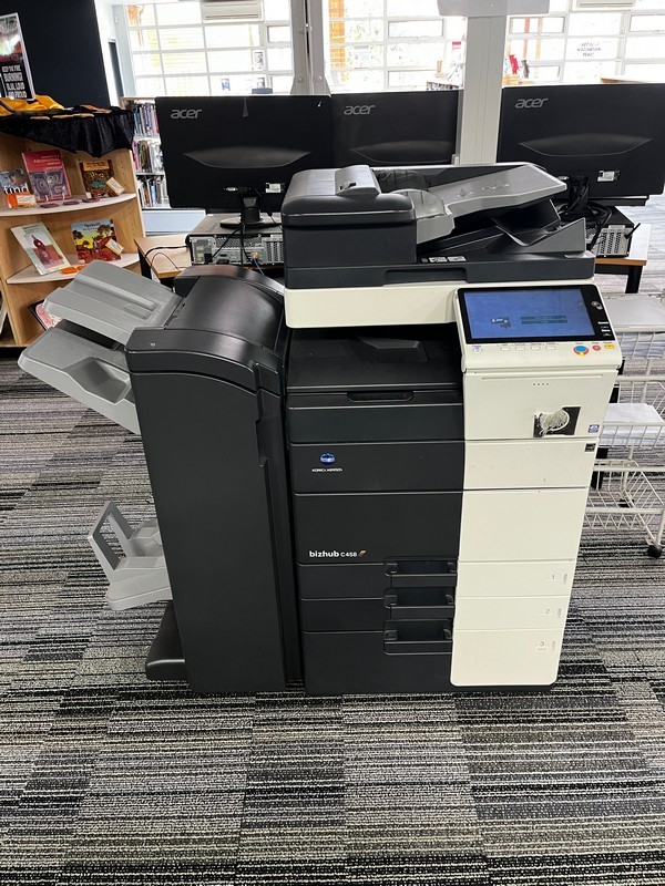 Konica Minolta Bizhub C458 Multifunction Colour Copier/Printer Auction ...