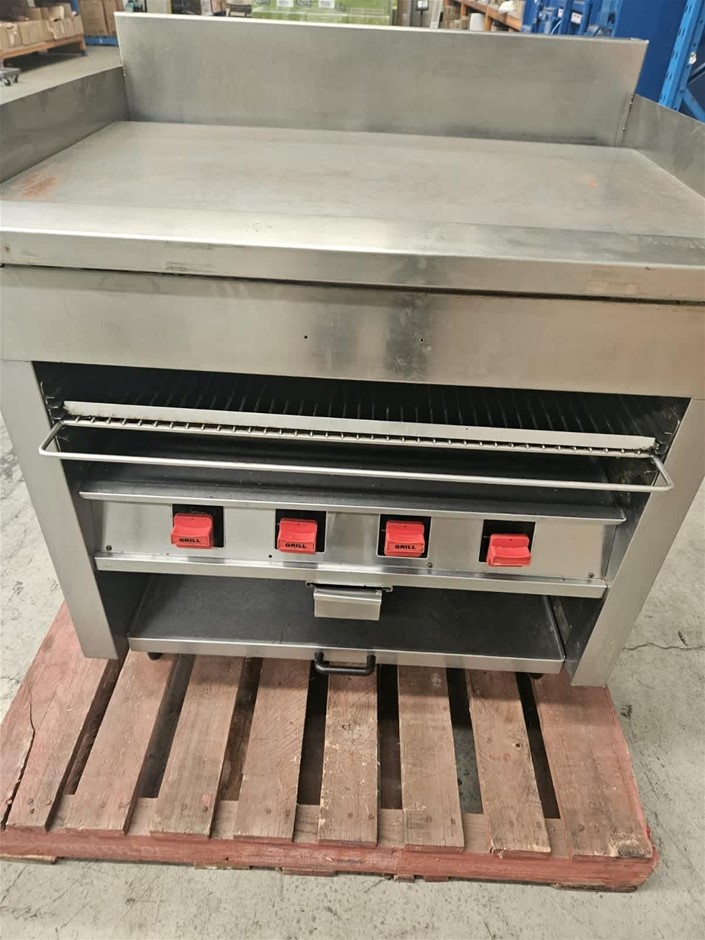 COOKON Natural Gas 900mm Griddle Toaster Auction (0011-5058050) | Grays ...