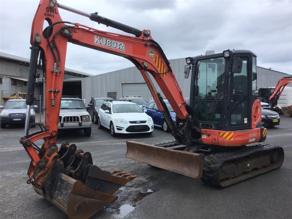 KUBOTA U55-4 Excavator Auction (0008-5058102) | Grays Australia