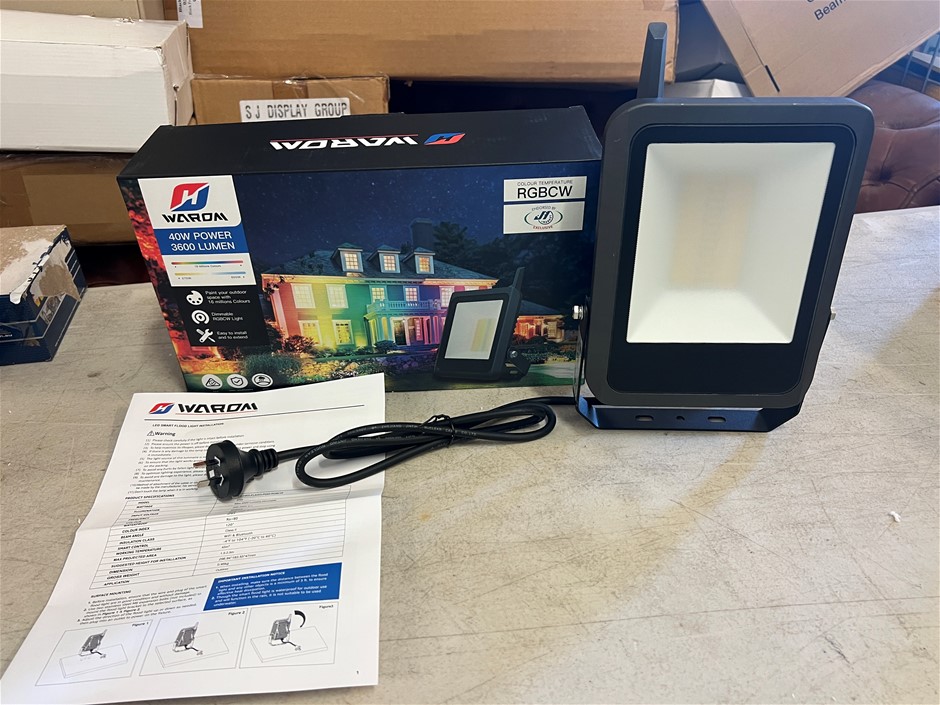 Warom Led Smart Flood Light Auction (2129-3030816) | Grays Australia