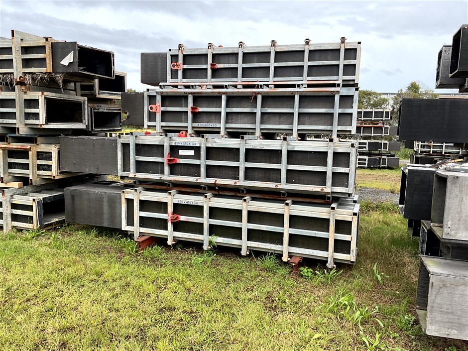 6 x Steel Framed Column Boxes Auction (0162-7053824) | Grays Australia