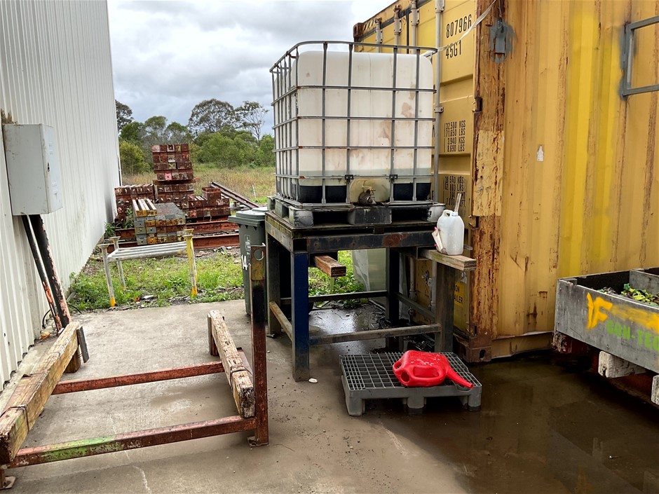 Steel Frame with a 1000L Water Pod Auction (0177-7053824) | Grays Australia