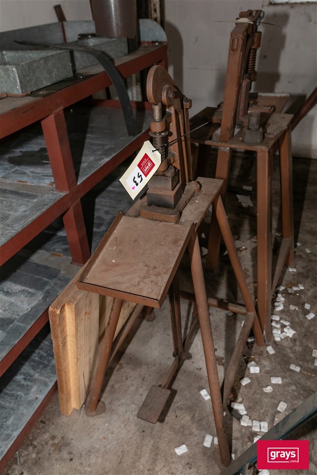 Manual Foot Press on Steel Stand Auction (0053-5058040) | Grays Australia