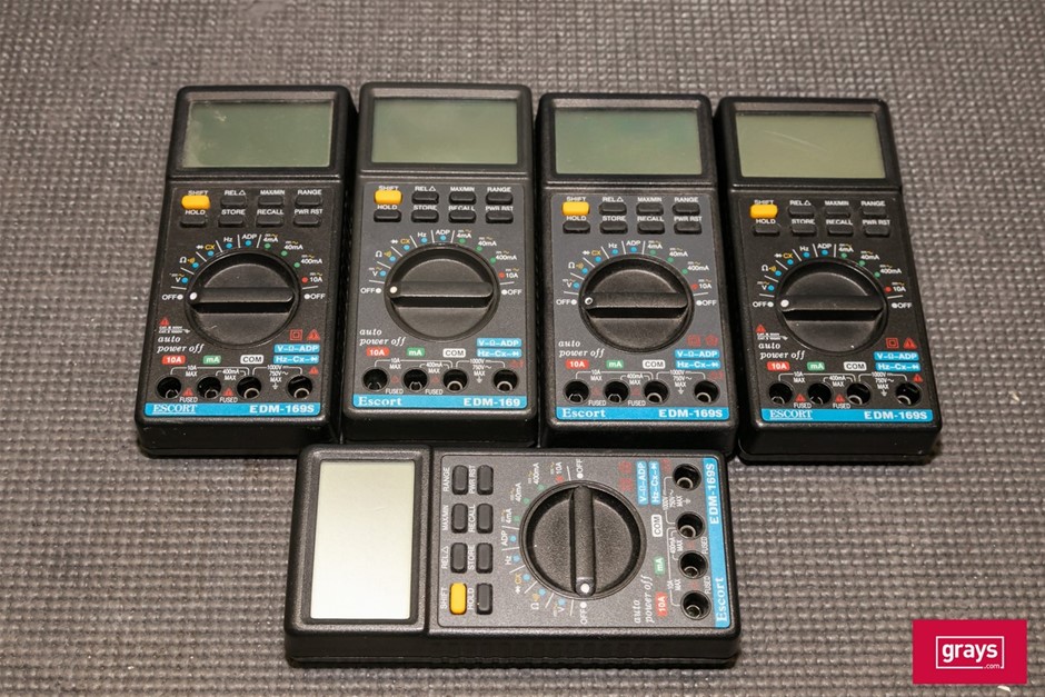 Multimeter Full Range Digital Handheld Less Test Leads Auction (0250 ...