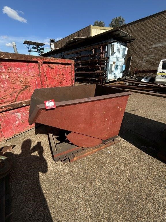Steel Tilting Skip Bin Auction (0051-5058139) | Grays Australia