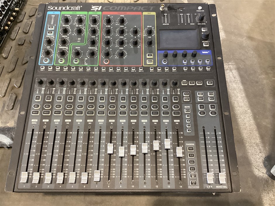 Soundcraft SI Compact 16 Audio Mixing Console Auction (0003-8019490 ...