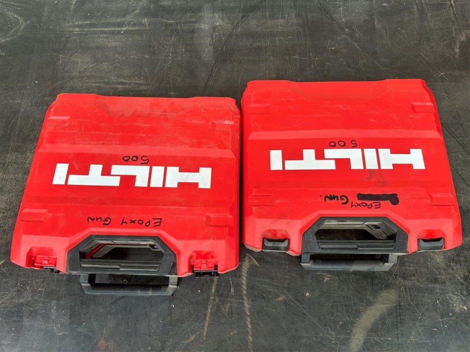 2x Hilti Epoxy Gun HIT-CB500 Auction (0024-3030925) | Grays Australia