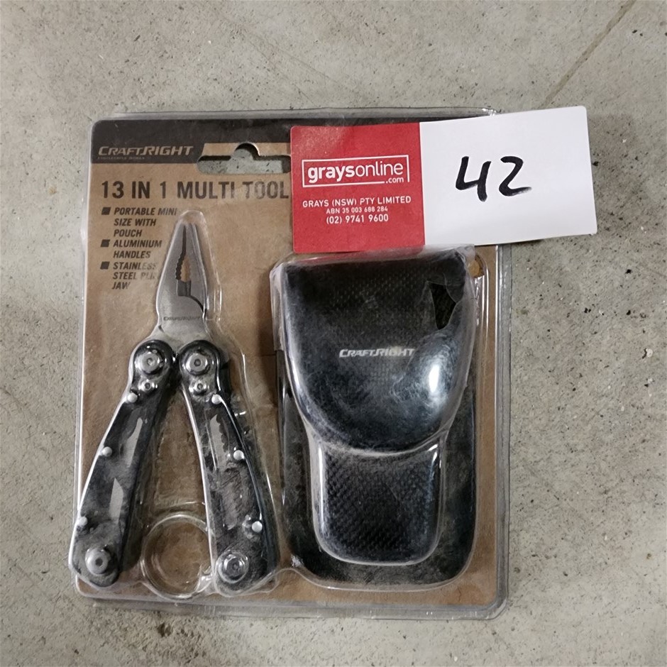 CRAFTRIGHT 13 in 1 Multi Tool Auction (0042-5058426) | Grays Australia