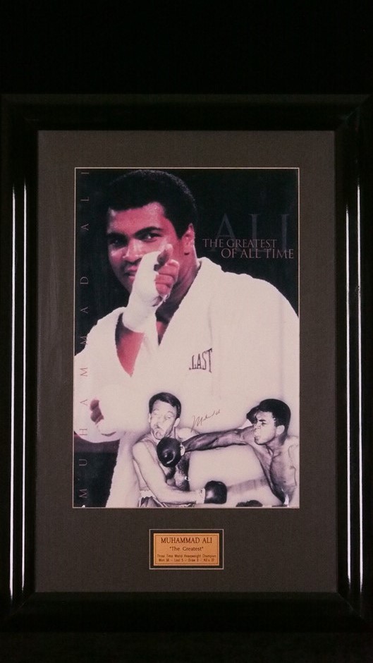 Signed Muhammad Ali Photo "The Greatest" Auction (0022-2561916) | Grays ...