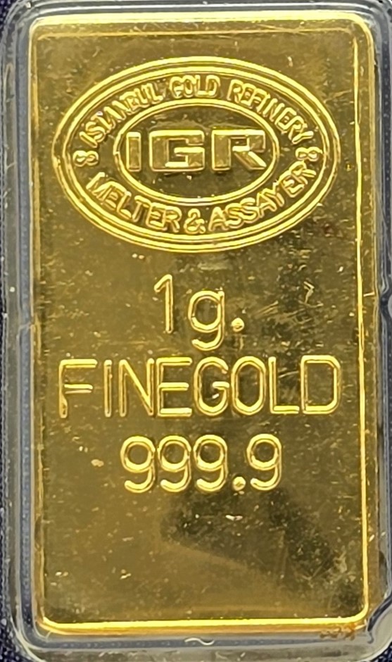 CERTIFIED SOLID GOLD BAR Auction (0001-2562058) | Grays Australia
