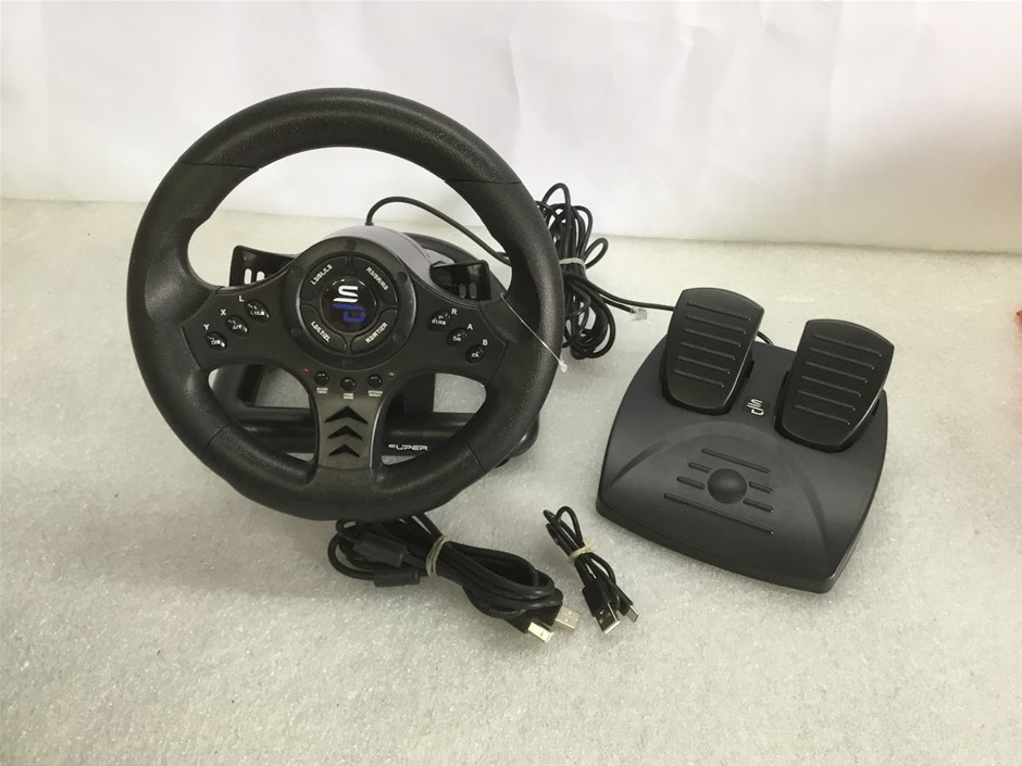 SUPER DRIVE RACING WHEEL SV 450 Black Auction (0026-2562129) | Grays ...