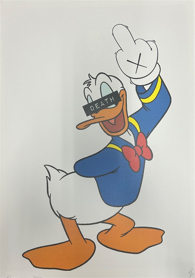 Death NYC Signed Street Art Print "Donald Duck Style" Artist Proof ...