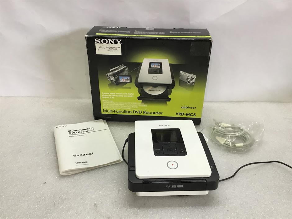 SONY VRD-MC5 ET2 MULTI-FUNCTION DVD RECORDER Auction (0028-2562206 ...
