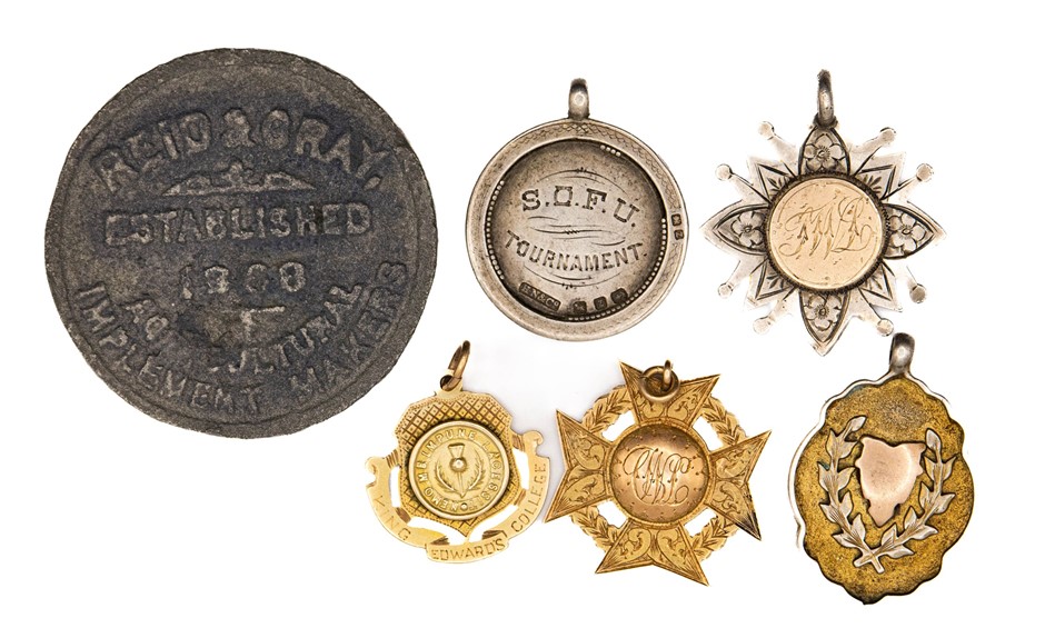 6 x Assorted Medals including 2 x 9Ct Gold Circa 1905, 1926,1928 ...