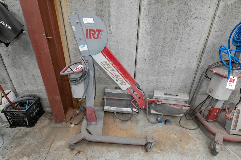 IRT System IRT-400 XLNC Mobile Infrared Heating Lamps Jib Stand Auction ...