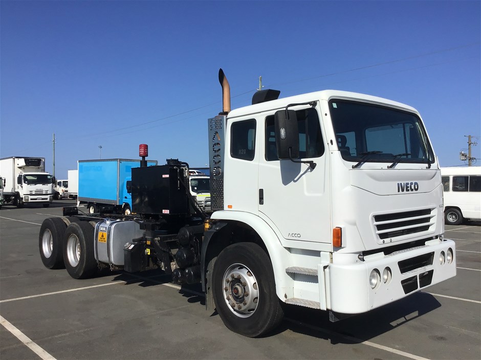 2011 Iveco Acco 6 x 4 Cummins Cab Chassis Truck Auction (0001-7054958) | Grays Australia