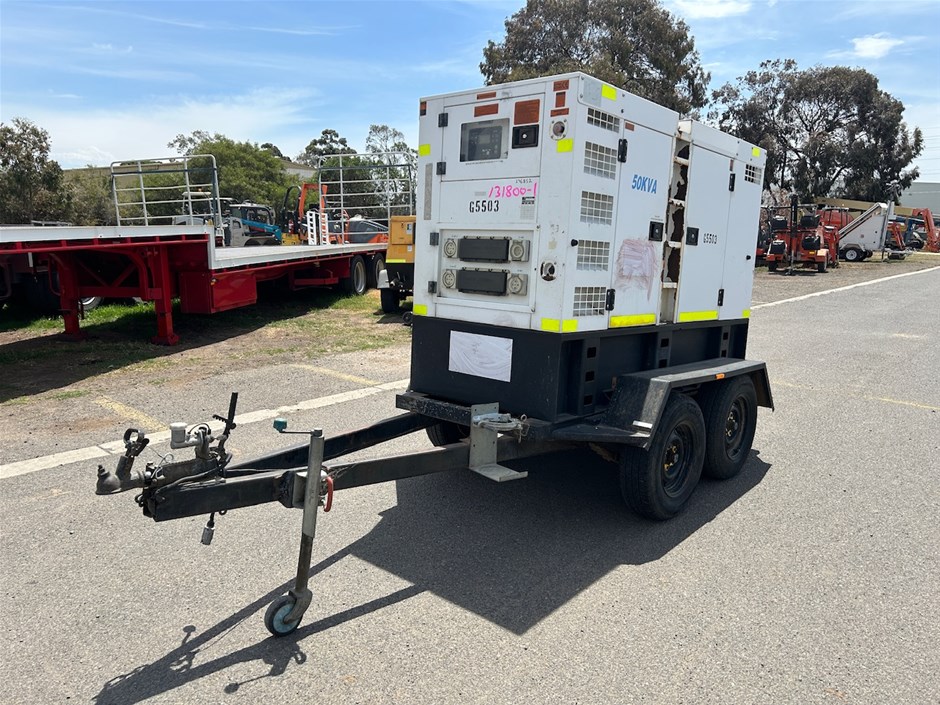 2004 Able Generator GL50D3 Trailer Mounted Auction (0030-3031412 ...