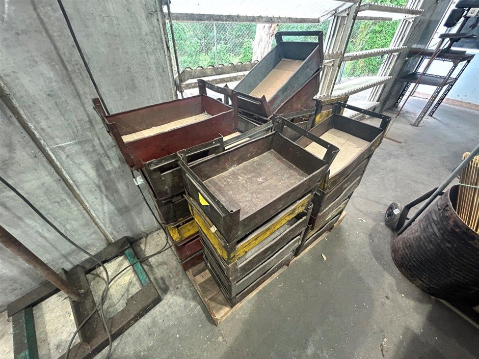 Qty Antique Steel Stacking Bins Auction (0030-7054418) | Grays Australia