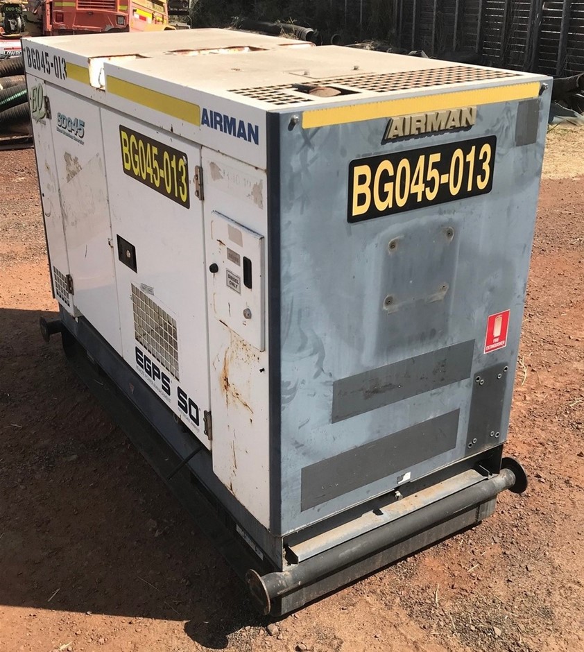 2014 Airman SDG45S Generator - Diesel - 45kva MORANBAH Auction (0120 ...