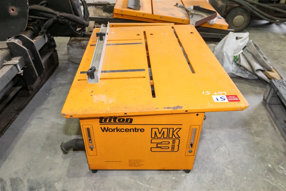 Triton MK3 Saw Table Auction (0051-5058208) | Grays Australia